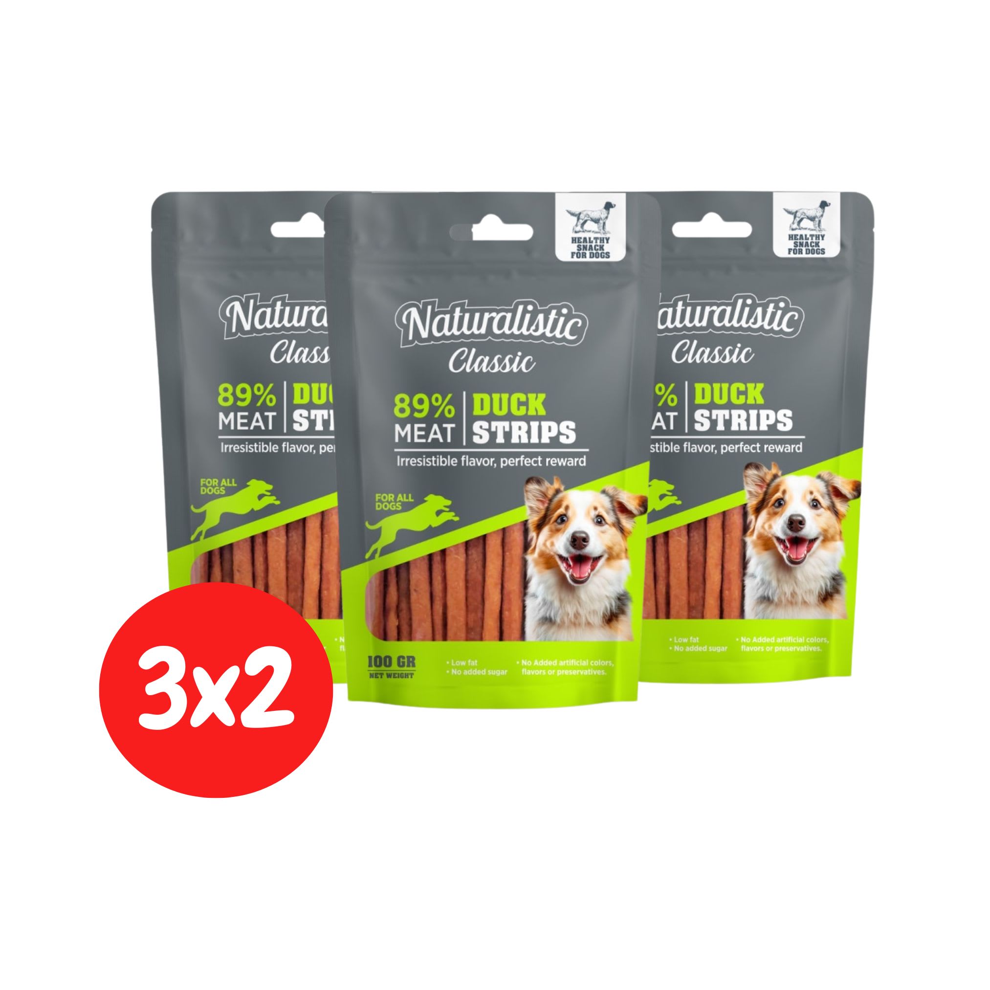 PACK NT DUCK STRIP 300 GR | Tree Pet Store