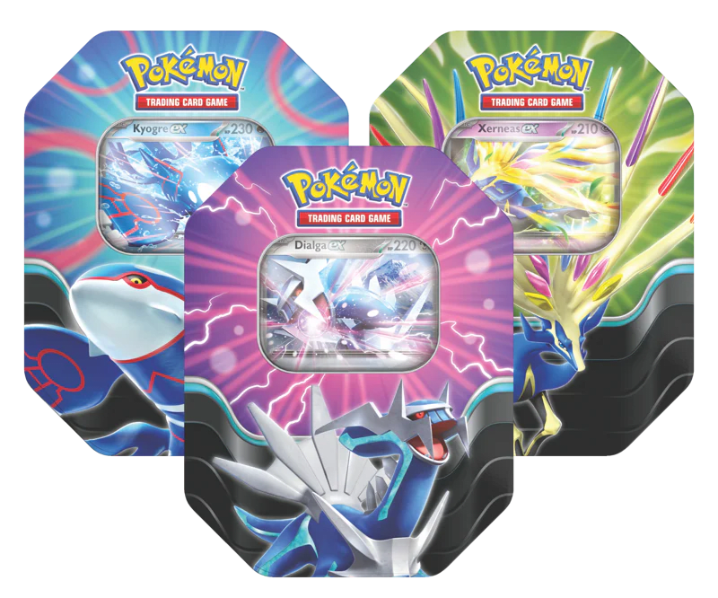 Lata Leyendas Azules Dialga/Xerneas/Kyogre (ESPAÑOL) | Magic Chile